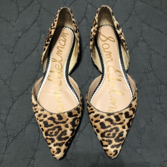 Sam Edelman | Shoes | Sam Edelman Leopard Flats Rodney Cowhide | Poshmark